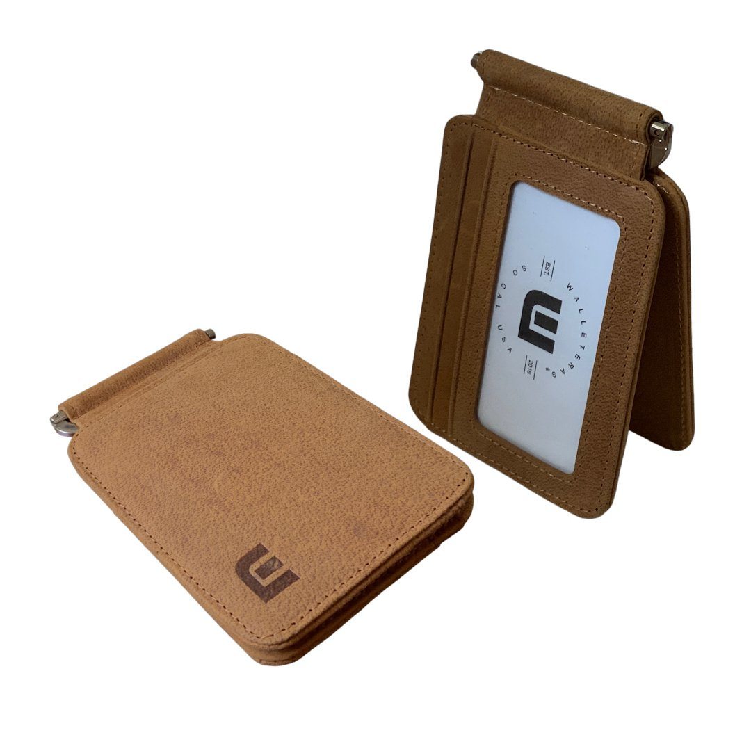 Front Pocket Wallet with Money Clip and ID Window – WALLETERAS